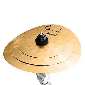 Arborea Cymbal 10" Splash Cymbal for Drum Set FHC Traditional Finish Pure Brass Drum Cymbal