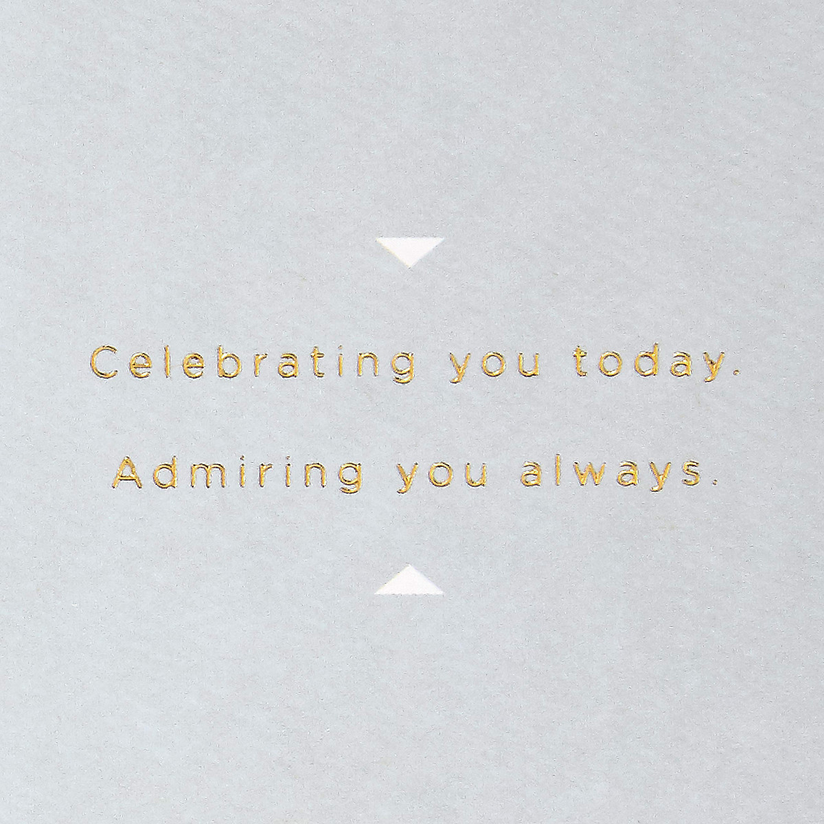 Hallmark Signature Birthday Card (Gold Diamonds)