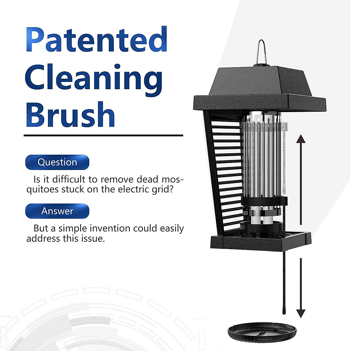 USA Jnariy Bug Zapper Outdoor Indoor, 4200V High Power Electric Mosquito Zapper, Fly Zappers, Mosquito Killer,3 Prong Plug, 5ft Power Cord Fly Insect Killer Trap Lantern