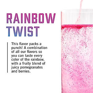 BioSteel Zero Sugar Hydration Mix, Great Tasting Hydration with 5 Essential Electrolytes, Rainbow Twist Flavor, 45 Servings per Tub