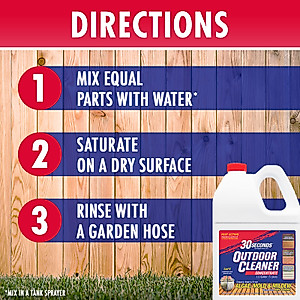 30 SECONDS Mold & Mildew Cleaner & Stain Remover Concentrate | 1 Gallon