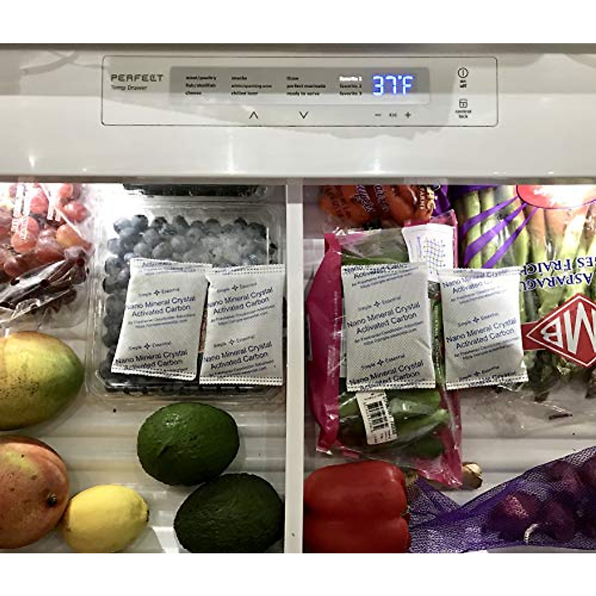 SimpleAndEssential Activated Carbon Deodorizer Bags: Smoke, Moisture and Odors Absorber Remover Eliminator for Home and Pets (24x50g Bags)