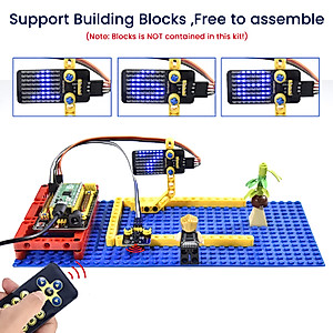 KEYESTUDIO Raspberry Pi Pico 24 Sensors in 1 Box Starter Kit, 36 Projects MicroPython C Programming Electronics Easy for Teens Adults Beginner Learning