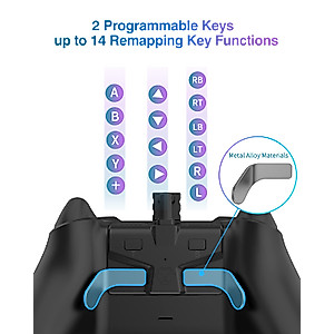 Paddles for Xbox One Controller,Strike Accessory Multifunctional Back Button Attachment for Xbox One Controller, Audio Port/2 Programming Back Buttons/Memory Function (NOT for Xbox Series Controllers)
