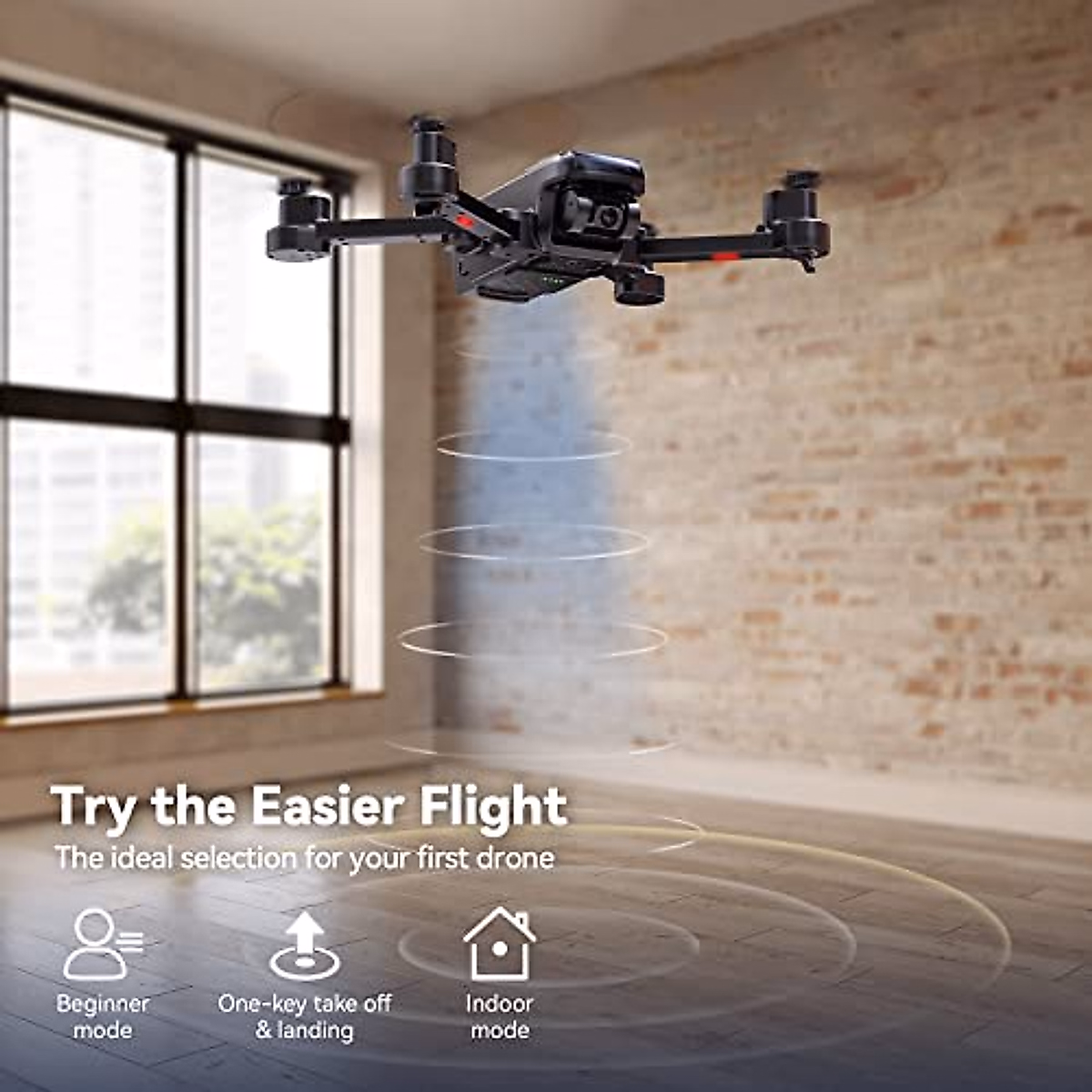 Ruko U11S Drones with Camera for Adults 4k, Built-in Remote ID, 120° FOV, GPS Auto Return, 40 Mins Flight, 5G Live Transmission, Foldable FPV Drones for Beginners with Follow Me, Circle Fly, Waypoint