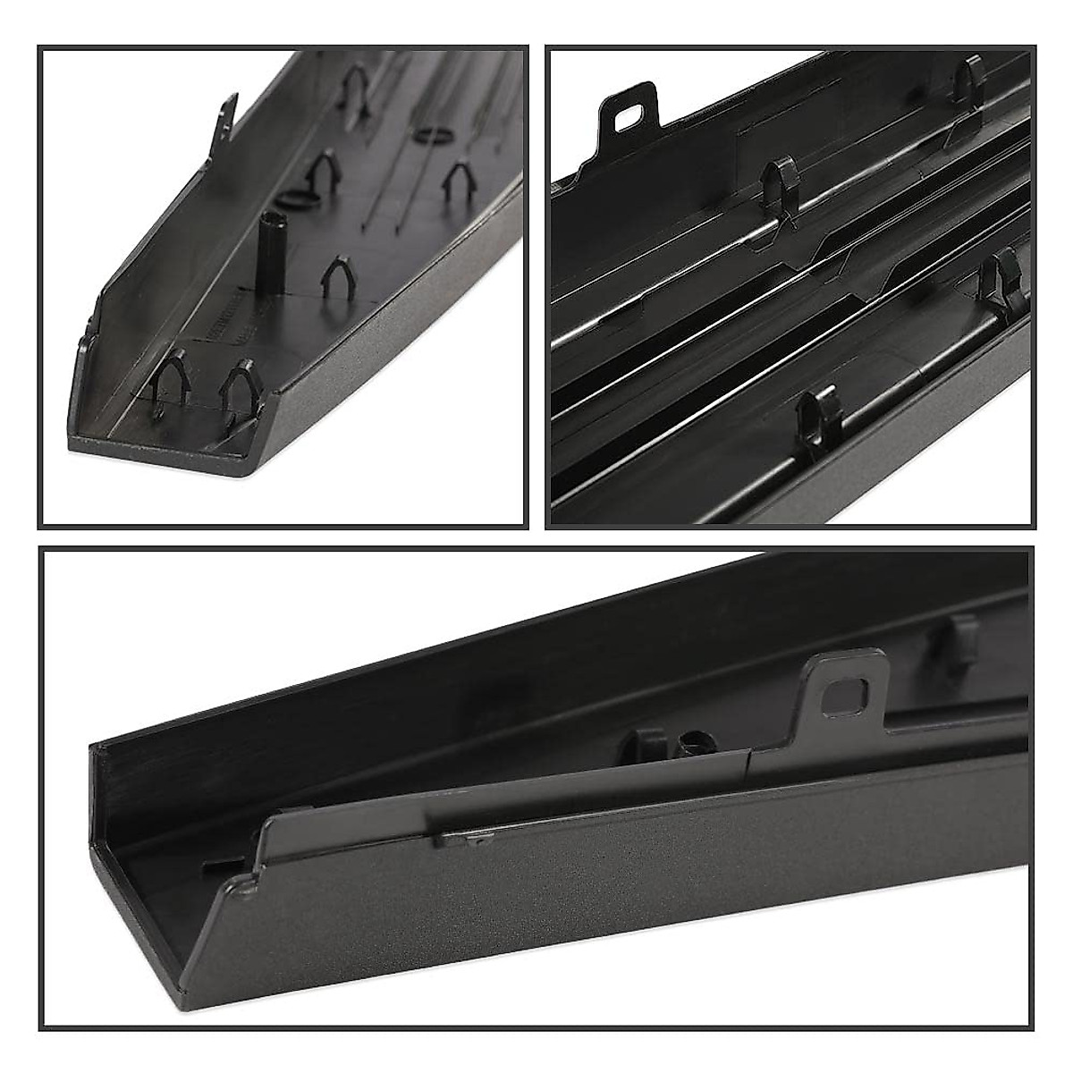 PIT66 Tailgate Moulding Cap, Compatible with Ford F-150 2015-2020 Moulding Protector (Not Fit Flex Step), Rear Spoiler Top