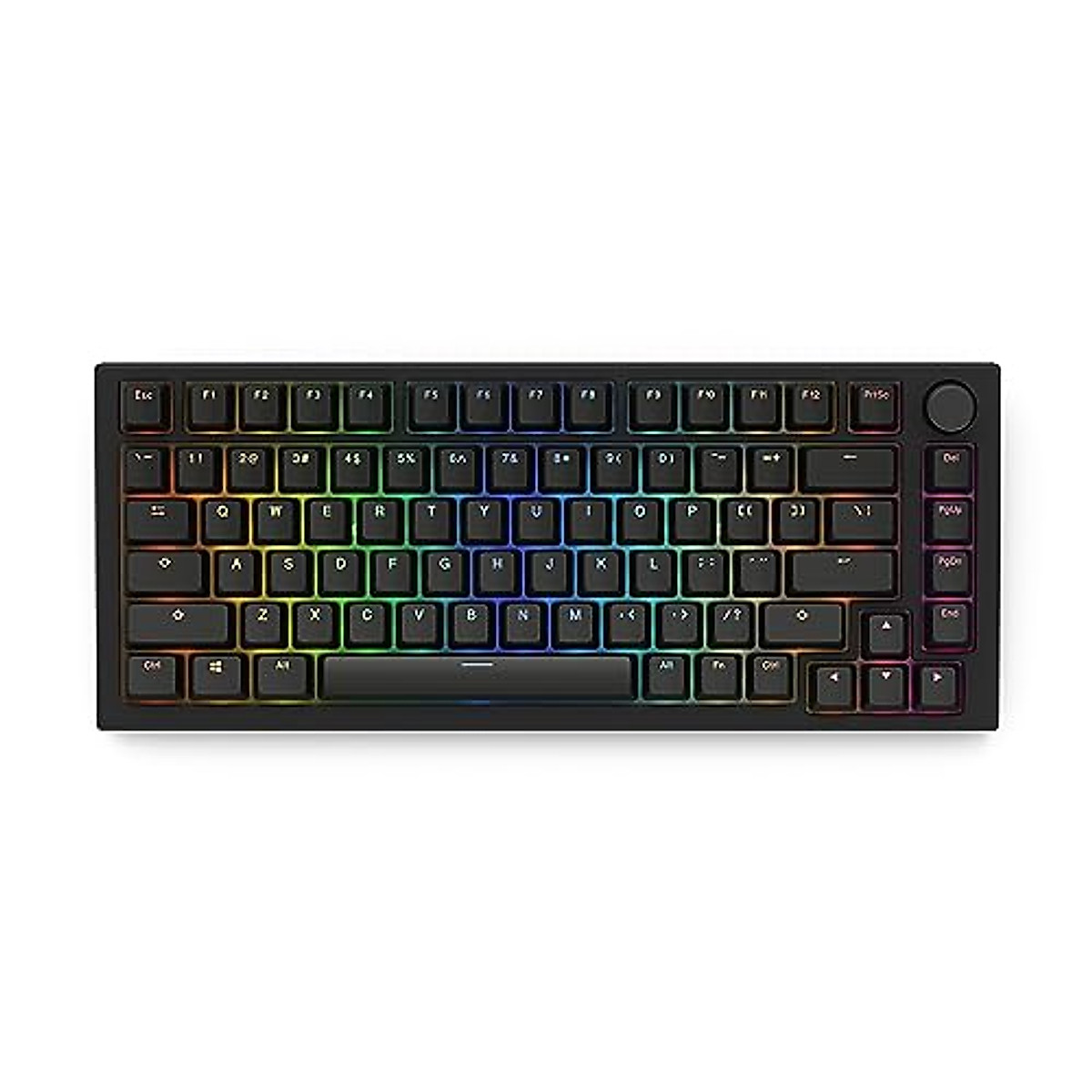 Glorious Gaming ABS V2 Doubleshot 147-Keycap Set (ISO) - Premium OEM Profile in Classic Black - Spanish Layout for RGB Backlit Mechanical Keyboards