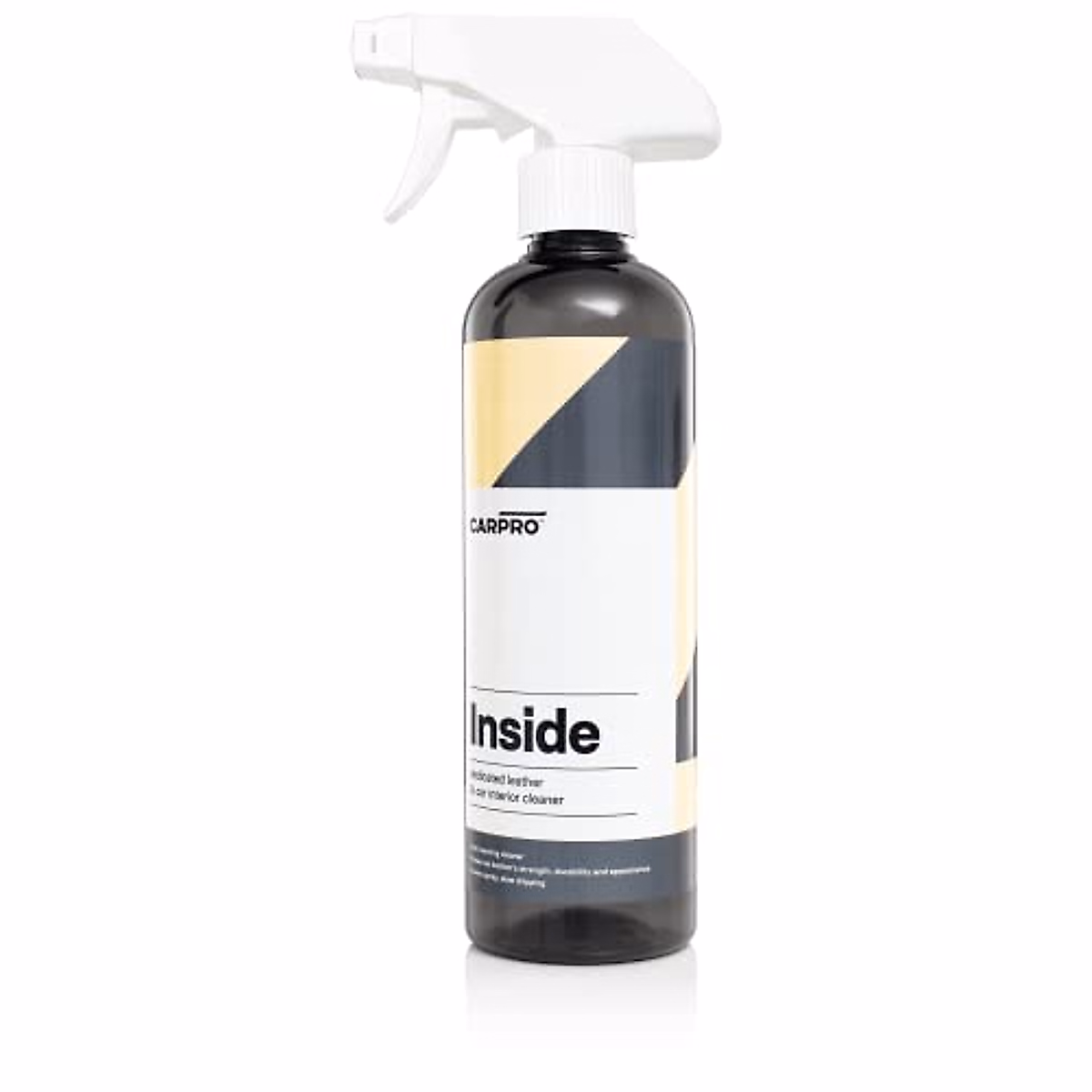 CARPRO Inside - Clean Car Vinyl, Plastic, Finished Leather and Remove Dirt, Sweat, Oils from Interior Surfaces - 500mL (17oz)