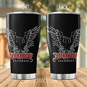 KINGGGGG Tumbler 30 Oz Alter Steel Bridge Stainless Logo Insulated with Lid and Straw Coffee
