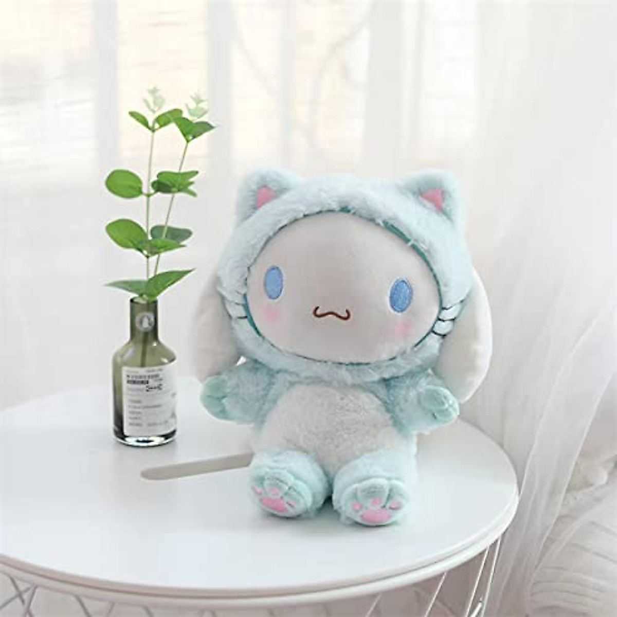 Kabosen My Melody Plush Toys,20cm Cinnamoroll Animal Plush Toys, Strawberry Dog Plush Doll Cartoon My Melody As Cat Plush Toy Cute Soft Stuffed Animals Girls Toys for Children