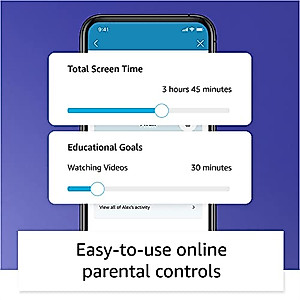 All-new Amazon Fire HD 8 Kids Pro tablet, 8" HD display, ages 6-12, 30% faster processor, 13 hours battery life, Kid-Friendly Case, 32 GB, (2022 release), Rainbow Universe