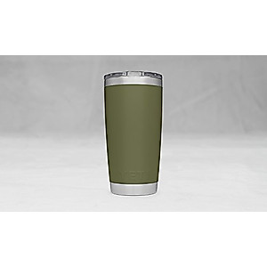 YETI Rambler 20 oz Tumbler, Stainless Steel, Vacuum Insulated with Standardr Lid, Olive