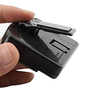 Fdit Portable Digital Kitchen Timer Clock Countdown Timer Large LCD Display Kitchen Use with Bracket Magnet(Black)