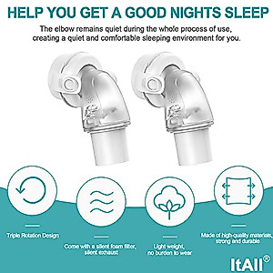 3PCS Elbow Connector Compatible with F20 F30 Elbow, Replacement Elbow/Swivel Compatible with F20 F30