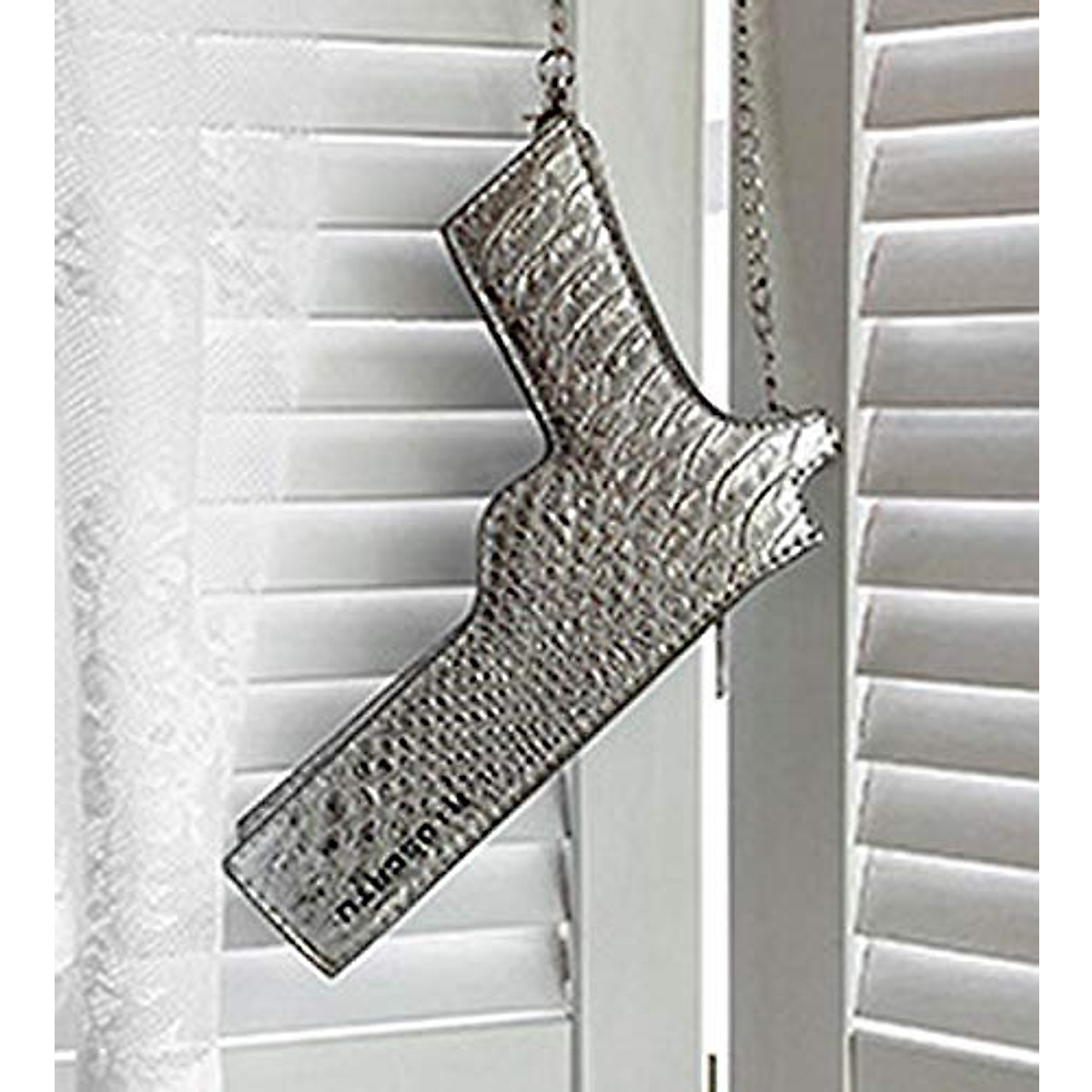 QZUnique Women Pistol Cartoon Messenger Handbag Purse Chain Shoulder Crossbody Handbags