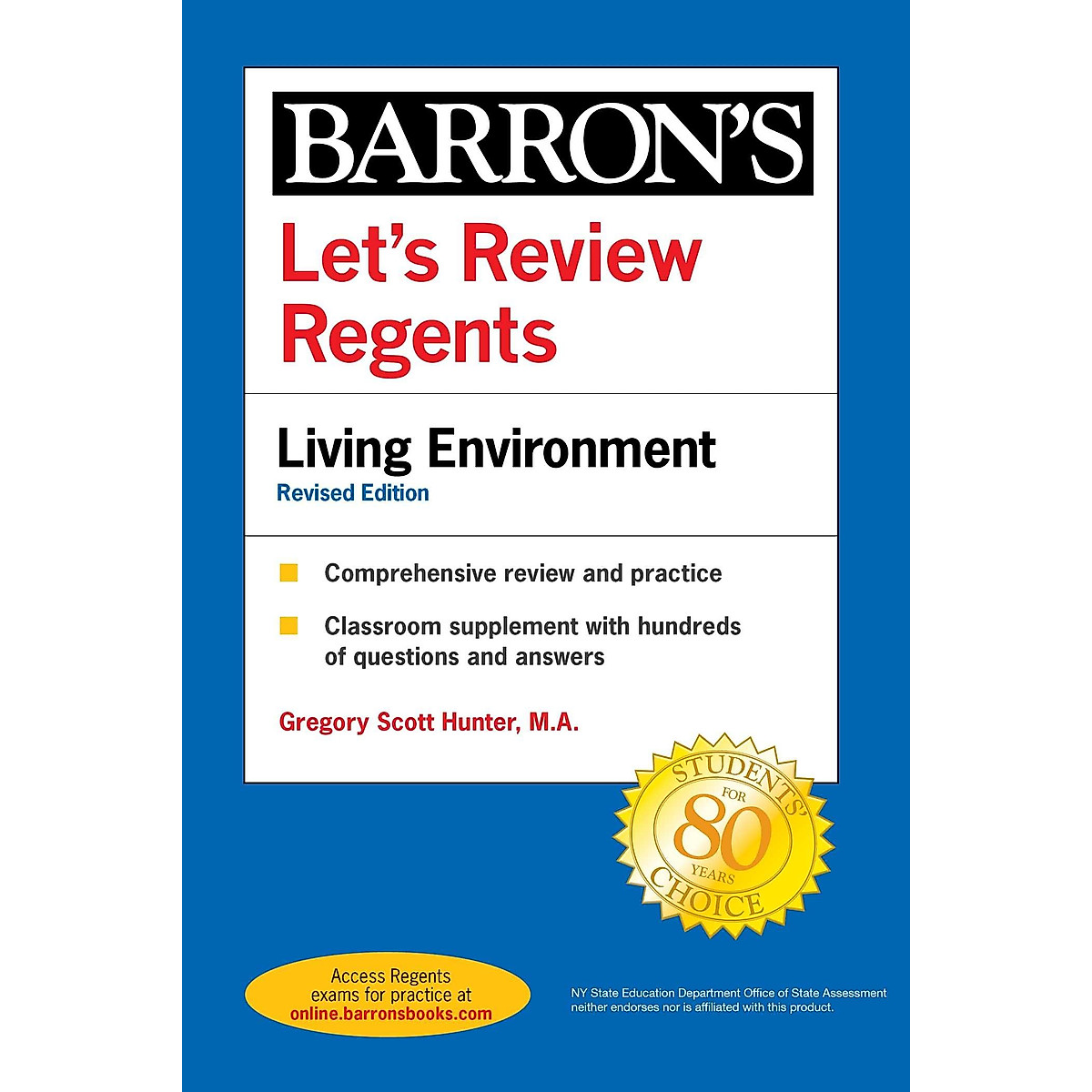 Let's Review Regents: Living Environment Revised Edition (Barron's New York Regents)
