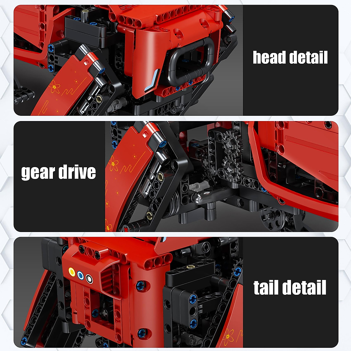 Mould King Robot Dog MK Dynamics Building Kits, MOC Building Blocks Set to Build, Gift for Kids Age 8+/Adult Collections Enthusiasts(936 Pieces with Motor/APP Remote Control)