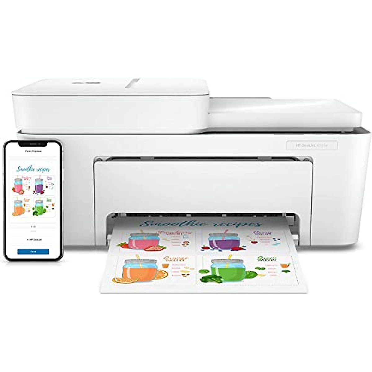 Bools H-P DeskJet 4155eSeries All-in-One Wireless Color Printer, Copier, Scanner, and a USB Printer Cable