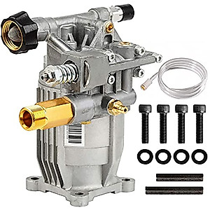 YAMATIC 3/4" Shaft Horizontal Pressure Washer Pump - 3000 PSI @ 2.5 GPM - Original Engineering Pump for Most Brand gas engine power washer