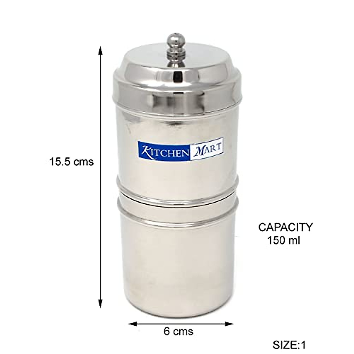 Stainless Steel South Indian Filter Coffee Drip Maker