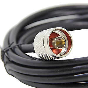Ultra Low Loss Coax Cable 10ft, Ancable N Male to RP-SMA Male Coaxial Extension Cable for Yagi TP-Link 2.4Ghz Omni Antenna, APs, WiFi and WiFi and ALFA Extender/Transceiver/Repeater/Router/Amplifier