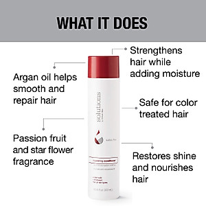 GREAT CLIPS Solutions Nourishing Conditioner 10 fl oz | Argan Oil | Sulfate and Paraben Free | Hydrates and Repairs Hair | Safe for Colored-Treated Hair