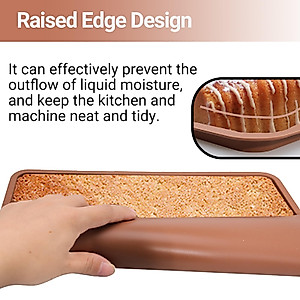 CONEHOY 9 Pcs Silicone Dehydrator Trays Reusable Nonstick Silicone Tray Liner Compatible with Cosori CP267-FD Multi-purpose Silicone Trays for Fruit Vegetables Crackers Meat