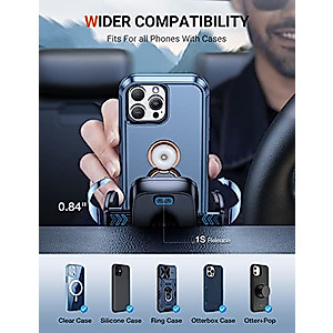 TORRAS [Ultra-Durable Cell Phone Holder for Car, Universal Car Phone Holder Mount Dashboard Windshield Vent Compatible with iPhone 14 13 12 11 Pro Max, Samsung Galaxy S20+ Ultra S10 Note Plus