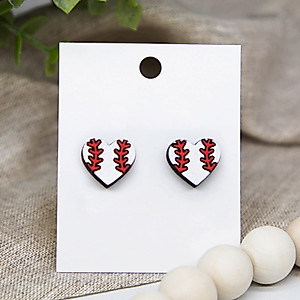 ZXASD Earrings for Women WBC Baseball Earrings Sports Style Studs Earrings Competition Earrings for WBC Cute Earrings