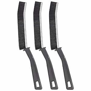 3Pcs Crevice Cleaning Brush, 2024 New Multifunctional Gap Cleaning Brush Tool, Bathroom Kitchen Gap Brush, Grout Cleaner Brush Hard Bristle Crevice Cleaning Brush