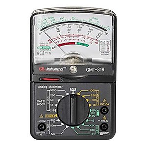 Gardner Bender GMT-319 Multimeter Tester, RJ-45 & RJ-11, 7 Function / 19 Range 1000V Black