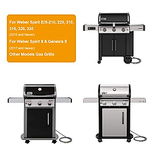 Starter Button Switch Replacement Parts for Weber Genesis II and Spirit II(2017 and Newer),66220 Grill Ignition for Weber Spirit E/S-210, 220, 310, 315, 320, 330 (2013 and Newer),1 Pack