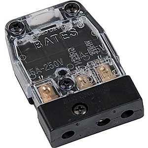 Marinco 20F-X Bates - Stage Pin 20 Amp, 125 Volt, Female Inline - Clear Cover