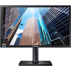 Samsung Business SE450 Series 23.6 inch FHD 1920x1080 Desktop Monitor for Business with DisplayPort, DVI, VGA, VESA mountable, 3-Year Warranty, TAA (S24E450DL)