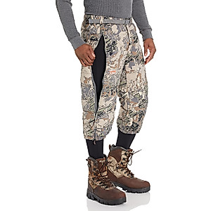 SITKA Kelvin Lite Down 3/4 Camo Insulated Warm Packable Hunting Pants, Optifade Open Country, X-Large