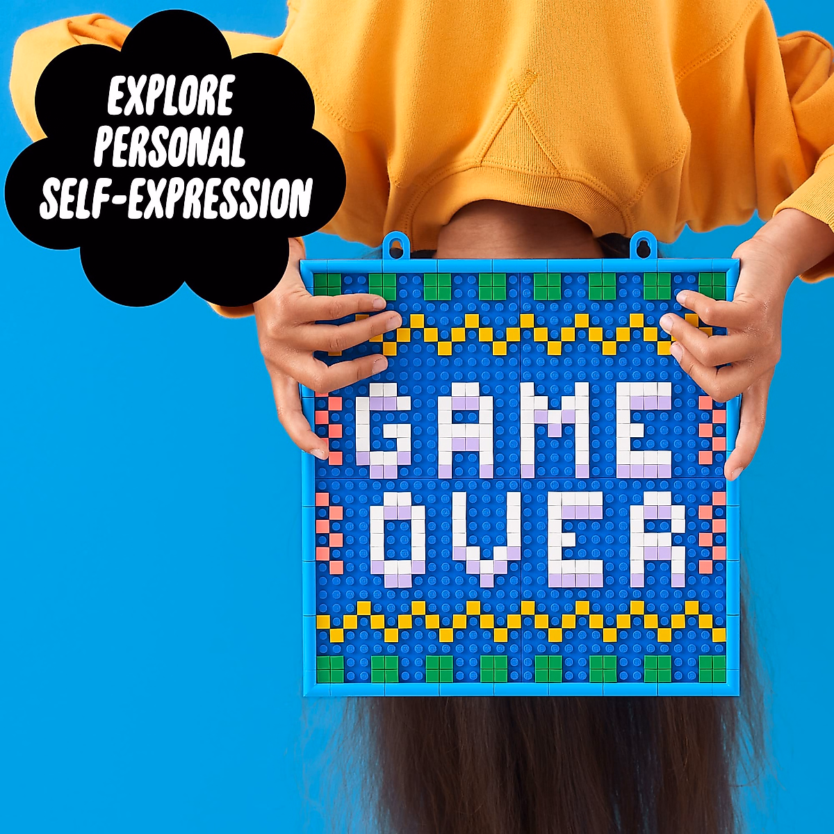 LEGO DOTS Big Message Board 41952 DIY Craft Decoration Kit; A Customizable Canvas Designed for Kids Aged 8+ (943 Pieces)