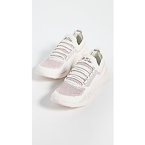 APL: Athletic Propulsion Labs Women's Techloom Breeze Sneakers, Ivory/Almond, Pink, White, 9 Medium US
