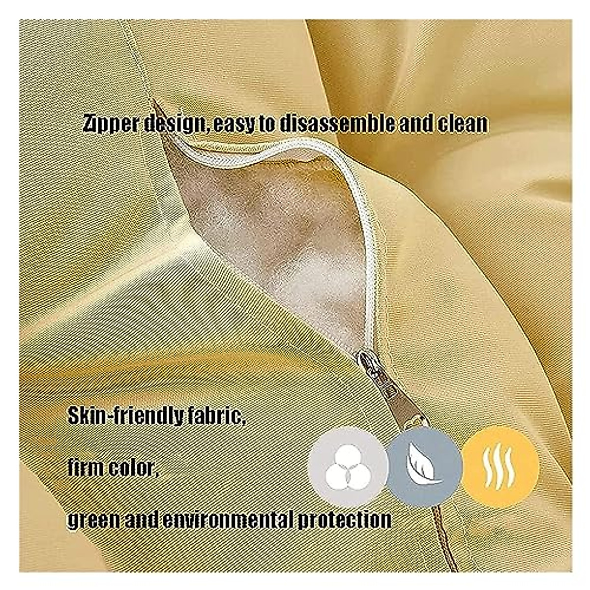 SNIME Cushion Round Saucer Chair Cushion, Outdoor Waterproof Egg Chair Cushion, Hanging Rattan Swivel Chair Cushion (Color : Light Green, Size : 120x120cm)