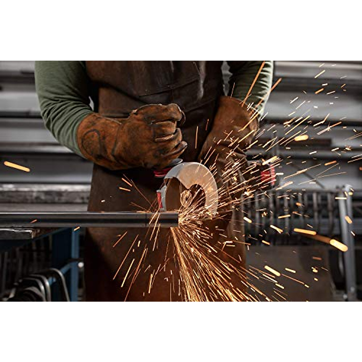 BOSCH CWX27LM450 4-1/2 In. x 1/8 In. X-LOCK Metal Cutting Abrasive Wheel 30 Grit Compatible with 7/8 In. Arbor Type 27A (ISO 42) for Applications in Metal Cutting