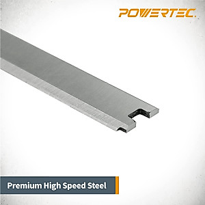 POWERTEC 13 Inch Planer Blades for Ridgid R4330, R4331, TP1300LS Planer, Replacement for AC20502 Planer Knives, Set of 6 (12828DDV)