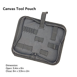 CARTINTS Vehicle Tinting Film Vinyl Wrap Applicator Kit with Tool Pouch, 9mm Knife Blades, Felt Vinyl Squeegee, Full Wrap Squeegee, Razor Scraper, Car Wrap Tools for Vinyl and Car Paint/Glass Film