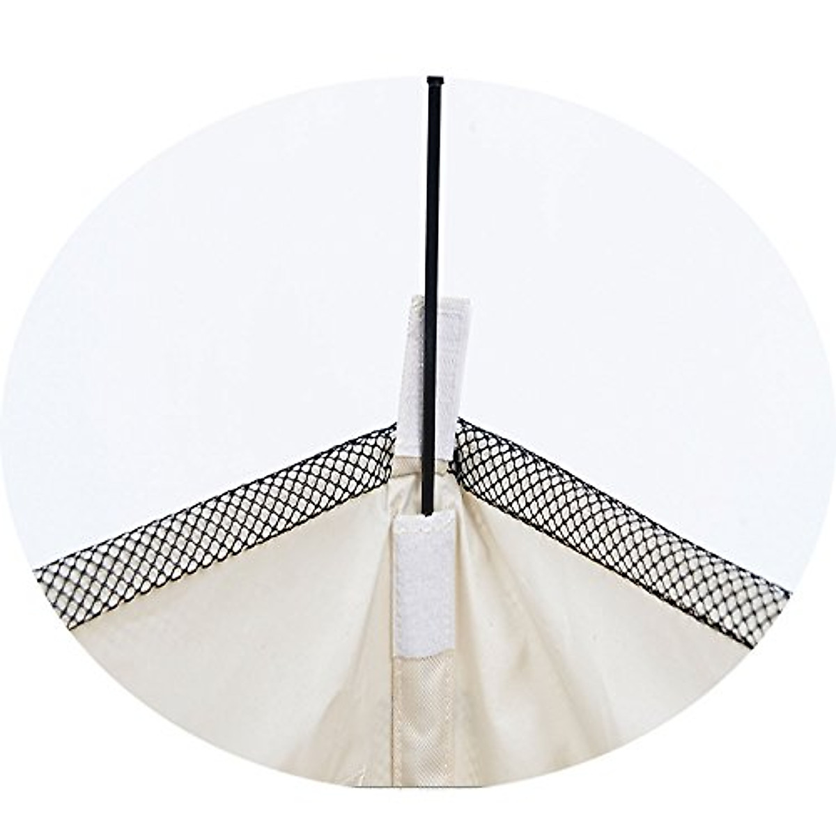 KLgeri 2 Sections Laundry Sorters Hamper with Wheels Collapsible Storage Baskets (L)