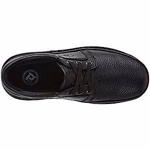 Propét Men's Villager Walker Oxford, Black Grain, 12 XX-Wide