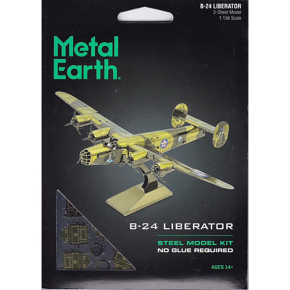 Fascinations Metal Earth B-24 Liberator 3D Metal Model Kit