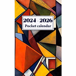 3 Year Pocket Calendar 2024-2026 For Purse: 3 Years From january 2024 To December 2026 | Floral Cover | Appointment Calendar Purse Size 4 x 6.5 | With ... , Birthdays | Contact List | Password Keeper.