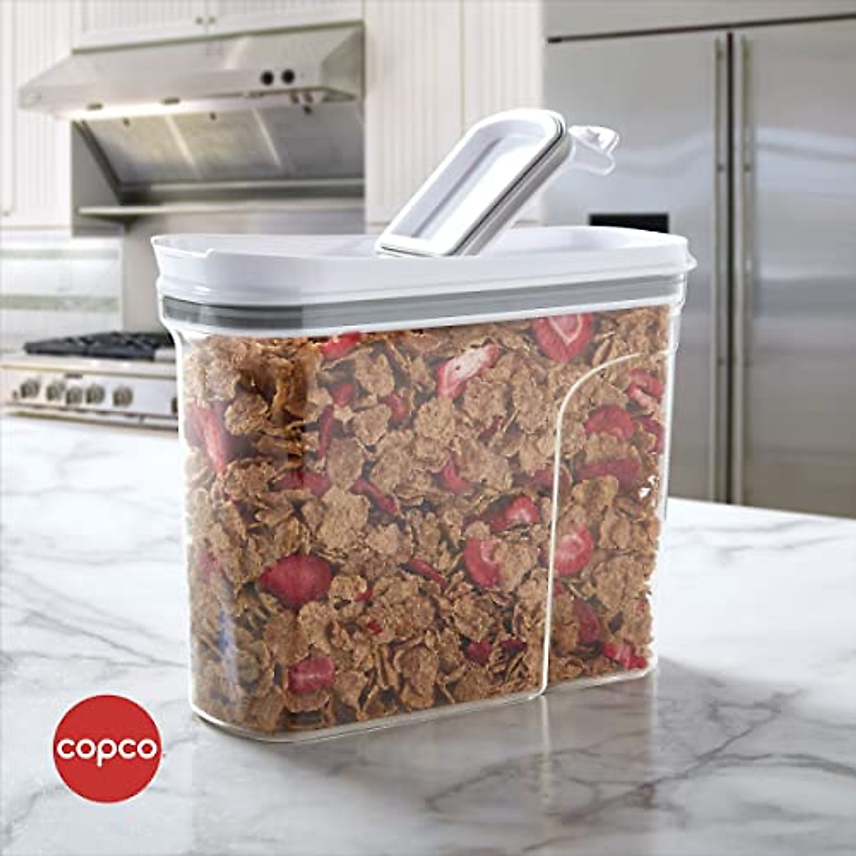 Copco Cereal Storage Container, 2.64-Quart, Clear