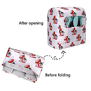 Kitchen Aid Mixer Cover,Kitchen Aid Mixer Covers For Stand Mixer,Kitchen Aid Stand Mixer Cover Compatible with 6-8 Quart Kitchenaid/Hamilton Mixers/Tilt Head Bowl Lift.Kitchen Aid Mixer Accessorie