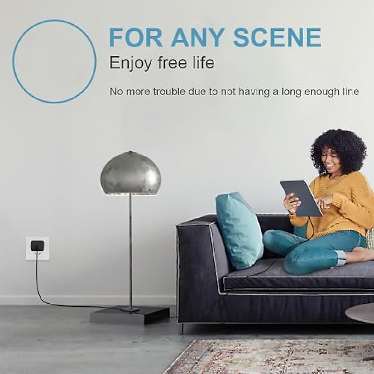 Works by Tek Styz PRO 5ft USB-C Cable Compatible with Your Sony WF-1000XM3 Hi Powered Cable (Black 1.5M)