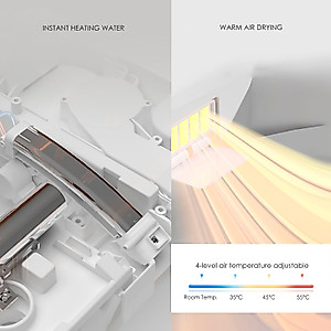 AOZITA Modern Smart Toilet with Bidet Built In, Auto Flush, Heated Seat, Warm Air Drying, Intelligent Tankless Toilet with Remote Control