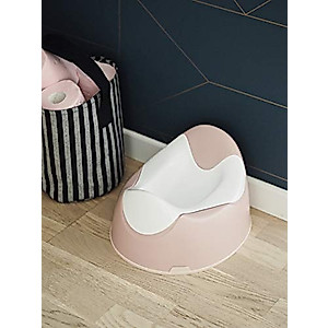 BÉABA - Baby's Training Potty - Ergonomic Baby Potty - Non-Slip - Hygienic - Easy Care - Handgrips on The seat - Made in France - Pink
